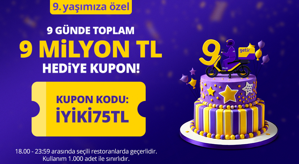 Getir İndirim Kodu & Kuponu Aralık 2025 | Kuponla.com